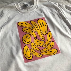 Tops | Trippy Smiley Shirt | Poshmark